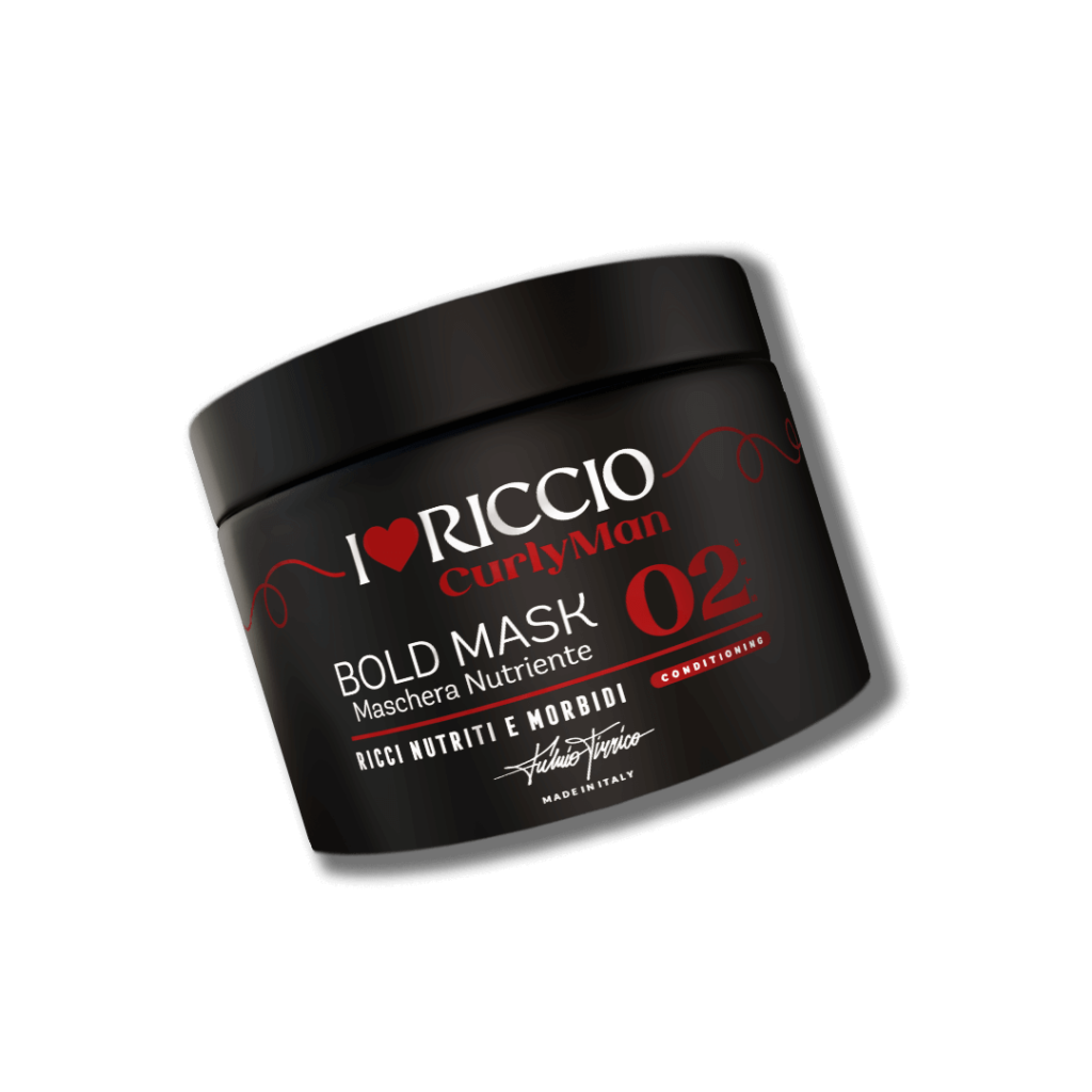 Men's Curly Hair Mask Bold Mask Curly Man | I Love Riccio